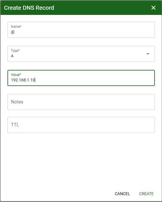 DNS ZONES - Lancom Support Center