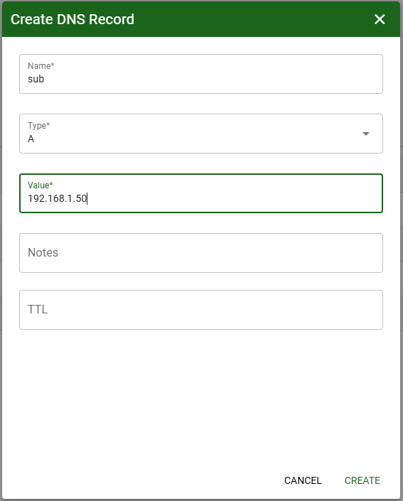 DNS ZONES - Lancom Support Center